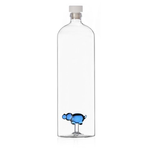 Carafe bouteille hippopotame animal farm big Couleur bleu Ichendorf ...