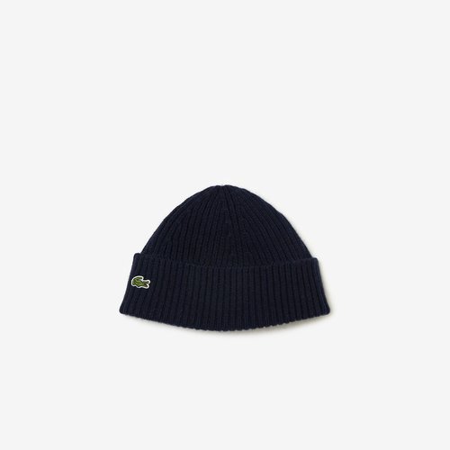 Bonnet bleu marine Lacoste La Redoute