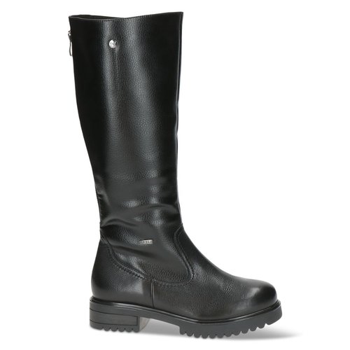 Bottes fourée noir nappa Caprice | La Redoute