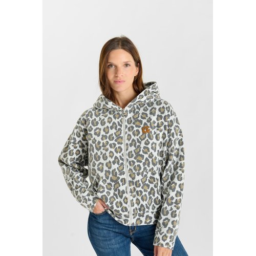 Sweat-shirt capuche pamela leopard Le Temps Des Cerises | La Redoute