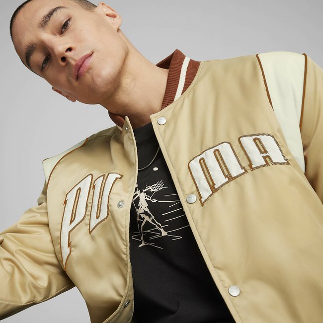 Puma baseball jacket store