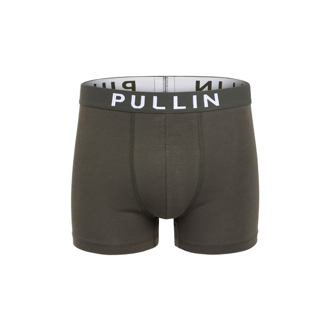 Boxer uni coton forme classique master vert Pullin | La Redoute