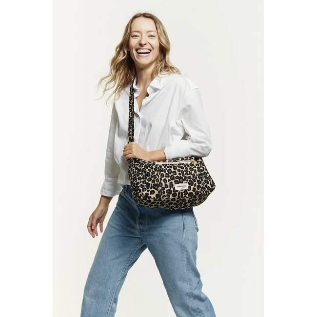 Sac crossbody en toile imprimée mini charlot Rive Droite Paris | La Redoute
