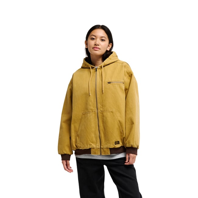 Veste workwear à capuche fahan beige kelp Quiksilver | La Redoute