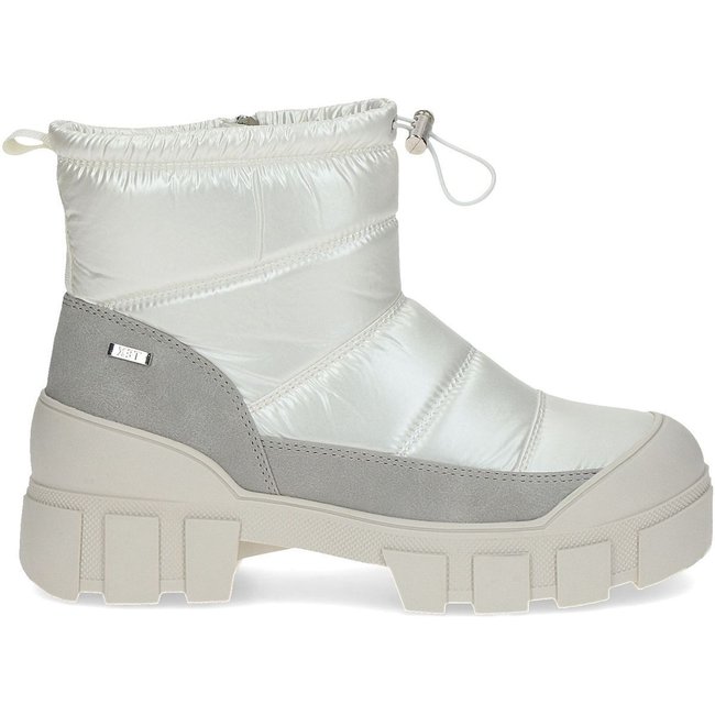Bottine fourée blanc or clair Caprice | La Redoute