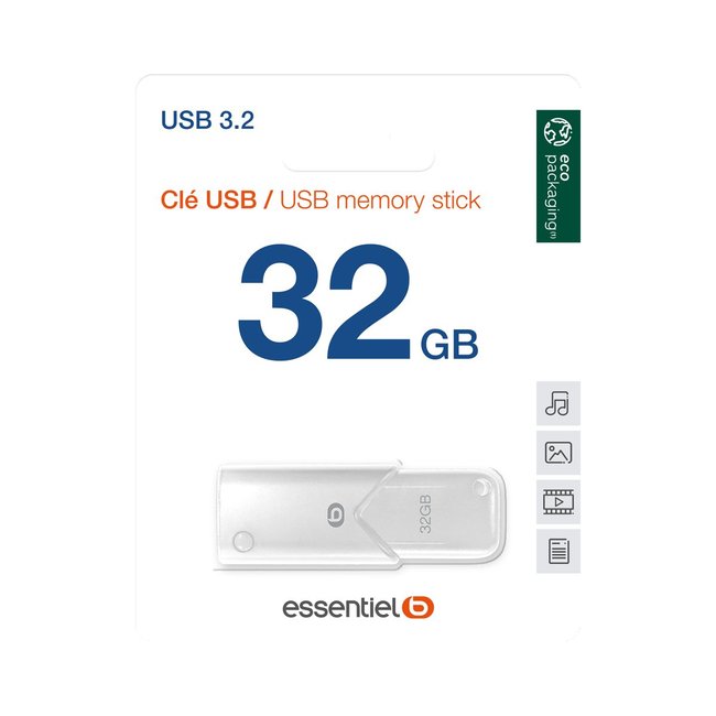 Clé usb 32go usb 3.2 Essentiel B | La Redoute