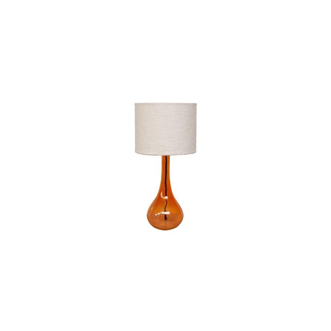 Lampe à poser en verre magic Couleur orange Chehoma | La Redoute
