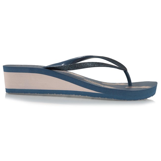 Tongs à talon 4 cm et imprimé Isotoner | La Redoute