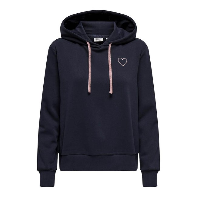 Sweat à capuche, motif cœur Only | La Redoute
