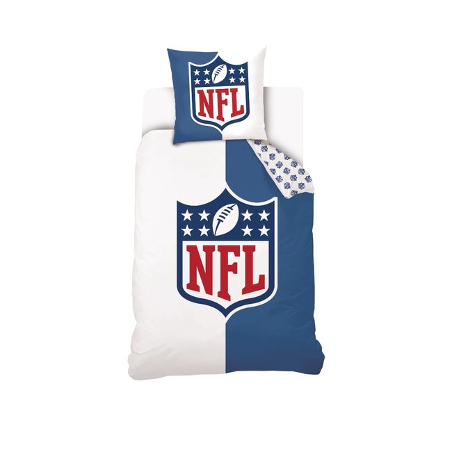 Parure de lit coton, logo nfl bleu Nfl | La Redoute
