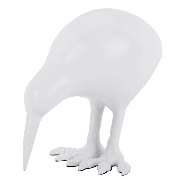 Statuette kiwi en aluminium Couleur blanc Present Time | La Redoute