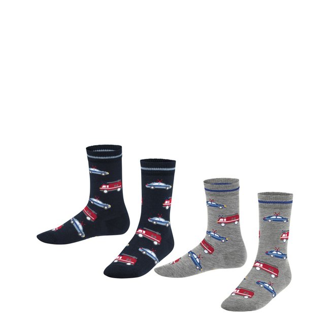 Chaussettes cars 2-pack coton multicolore Falke | La Redoute