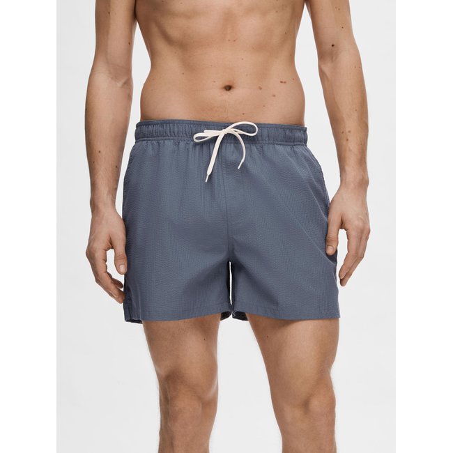 Short de bain à rayures Selected Homme | La Redoute