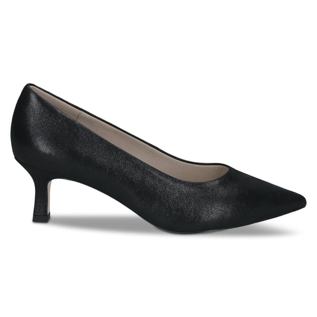 Escarpin en cuir noir brillant Caprice | La Redoute