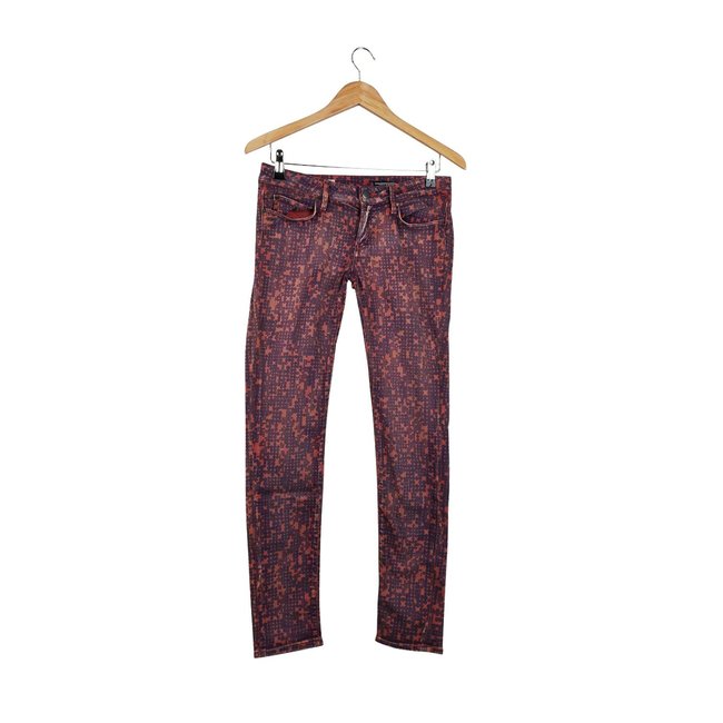 Jean slim - très bon état violet Tommy Hilfiger | La Redoute