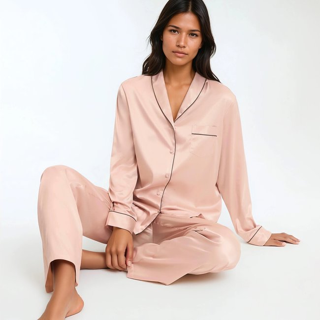 Signatures satin pyjamas Anne Weyburn | La Redoute