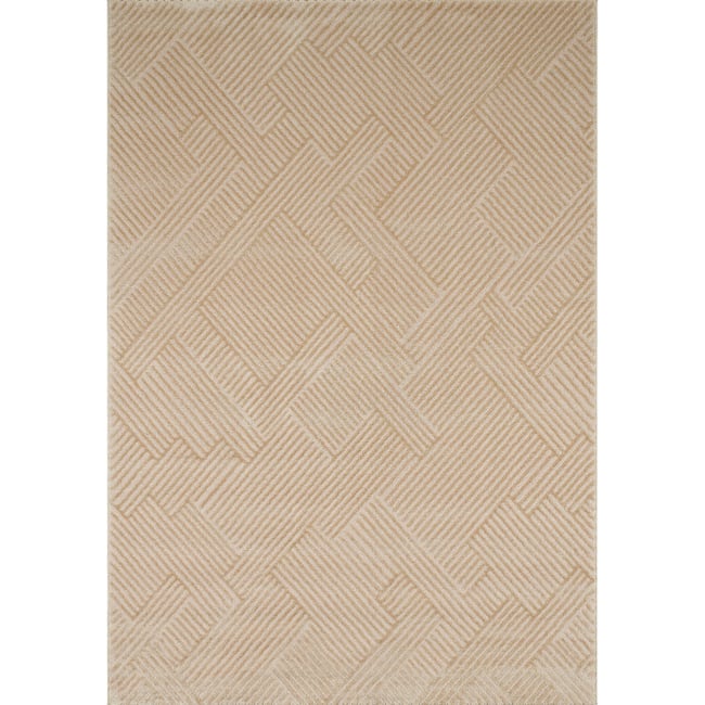 Tapis graphique moderne, bianca Couleur beige et marron Recollection ...