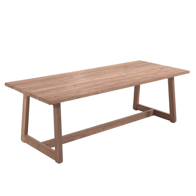 Table de jardin en teck, ibiza bois clair Gescova | La Redoute