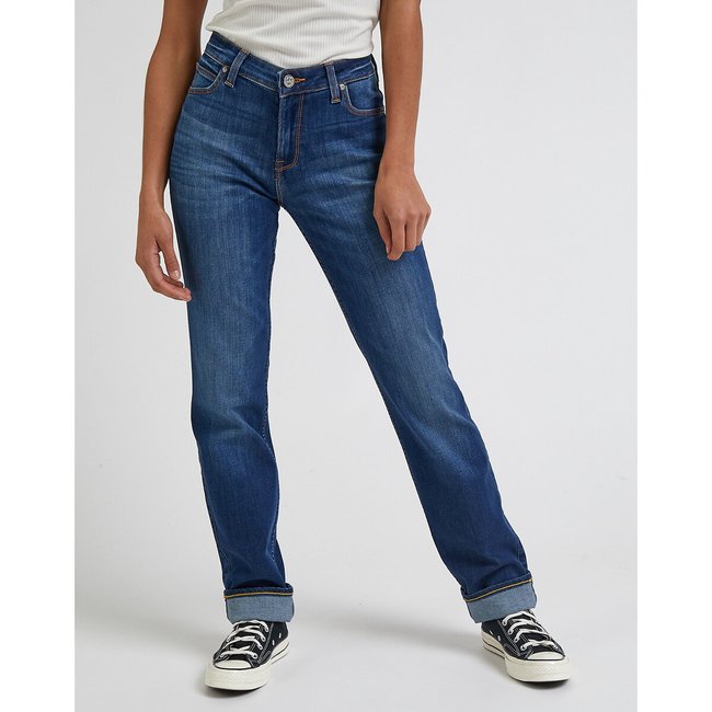 Marion straight jeans, mid rise Lee | La Redoute