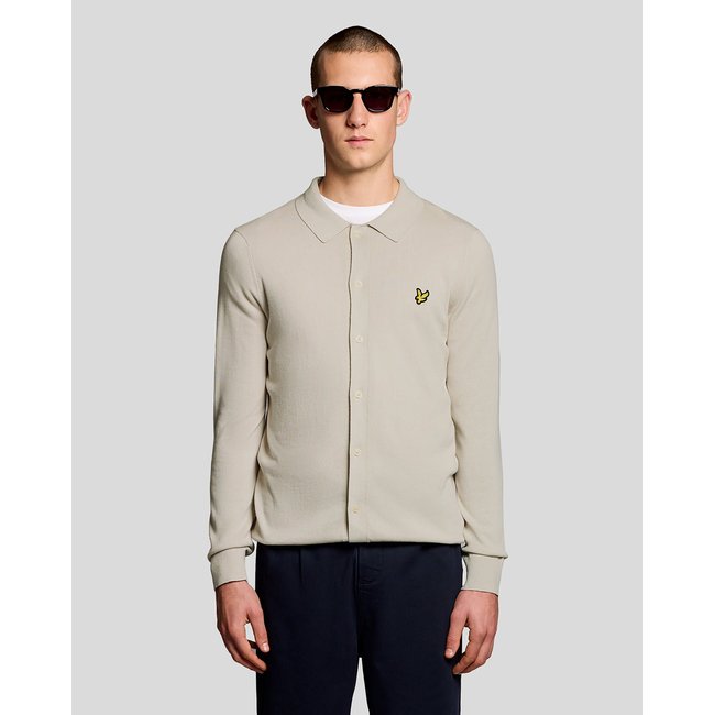 Chemise en coton en maille blanc crique Lyle & Scott | La Redoute