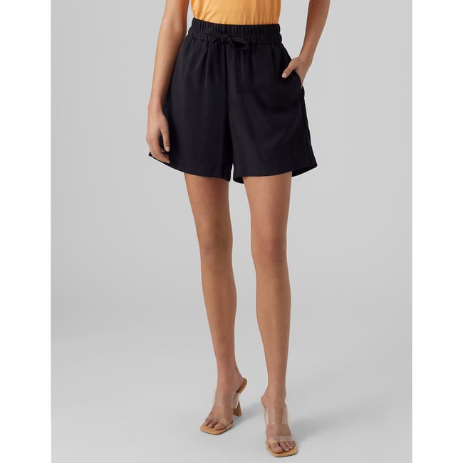 Short fluide, taille haute noir Vero Moda | La Redoute