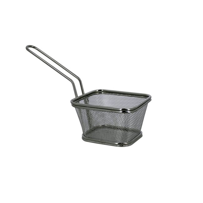 Mini panier à frites en acier inoxydable 10x8,5cm inox Novastyl | La ...