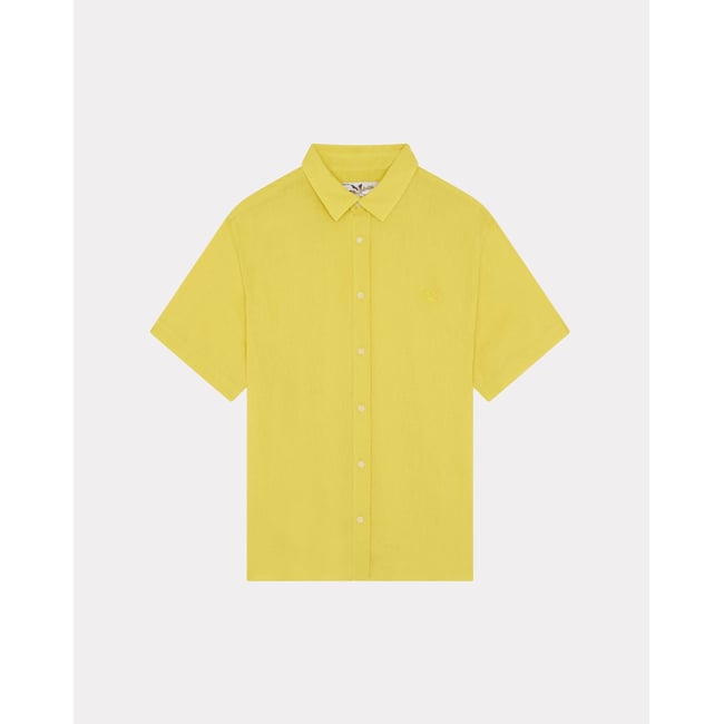 Chemise manches courtes en lin lin short togs jaune Chevignon | La Redoute