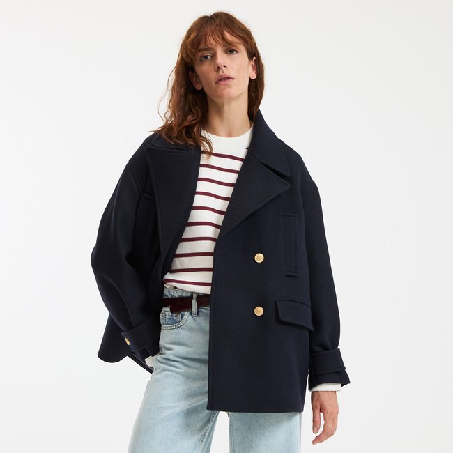 Caban laine mélangée, signature anton La Redoute Collections | La Redoute