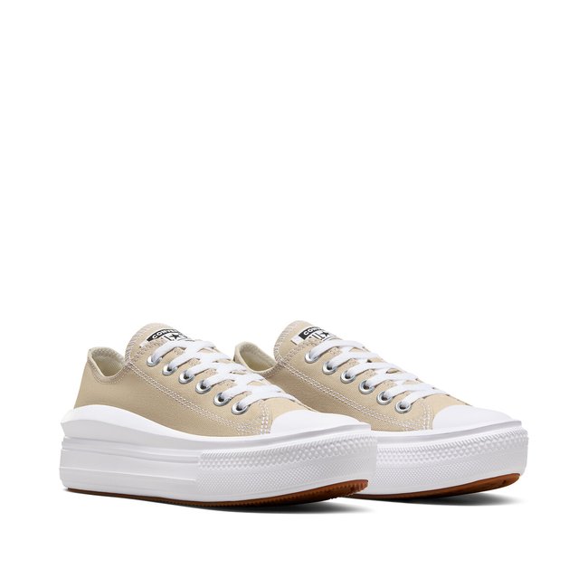 All star move ox seasonal colour canvas trainers beige Converse La Redoute