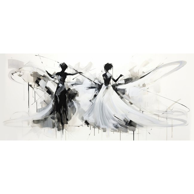 Tableau mural danseuse chic contemporain urbain Couleur tableau en ...