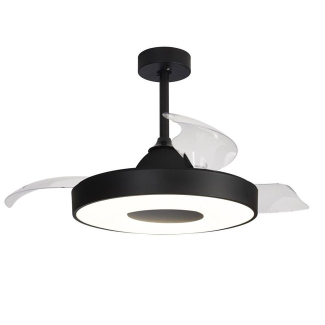 Plafonnier ventilateur coin fan led 60w noir Mantra | La Redoute