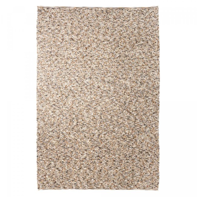Tapis salon et chambre fait main en laine motif simple pebble Brink Et ...