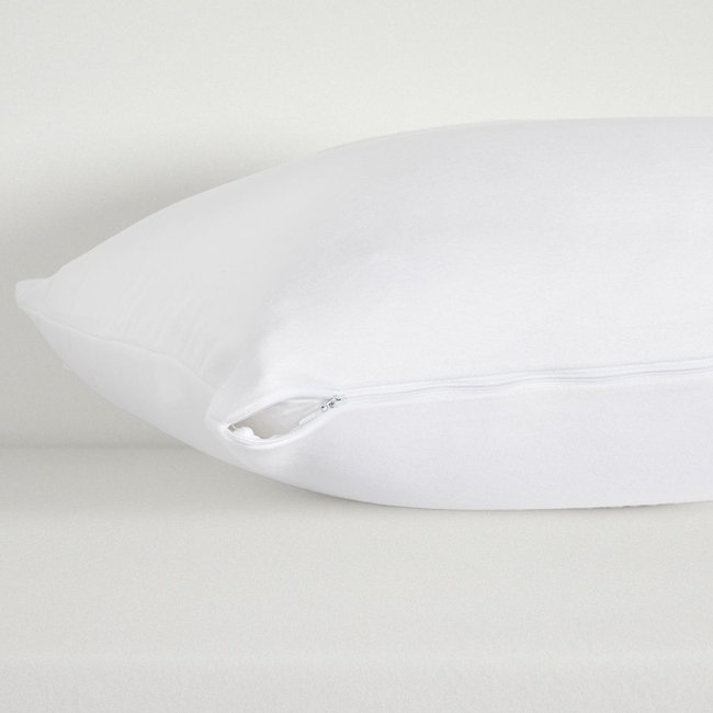Protège oreiller zippé prestige - molleton 100% coton anti-acariens ...