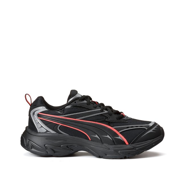 Morphic reflective trainers, black, Puma | La Redoute