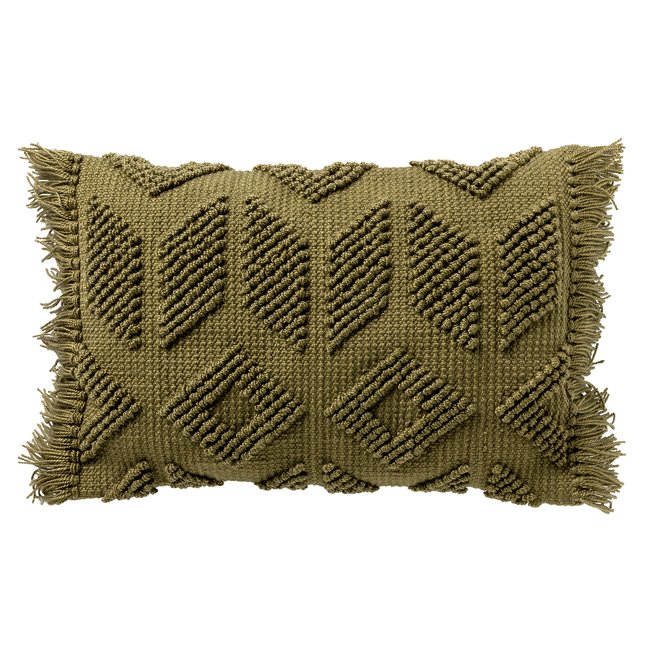 Housse de coussin odin olive Dutch Decor | La Redoute