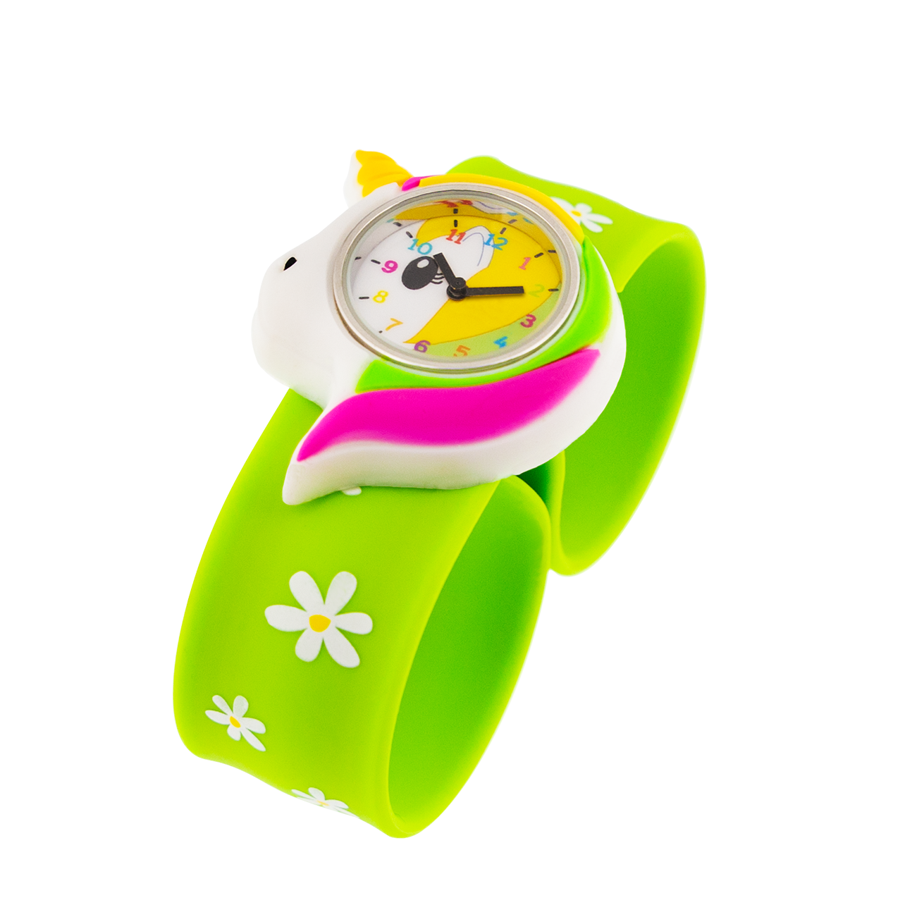 Montre slap funny time licorne verte Pylones | La Redoute
