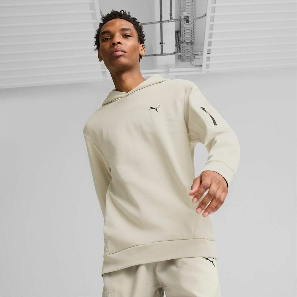 Sweat à capuche beige Puma | La Redoute
