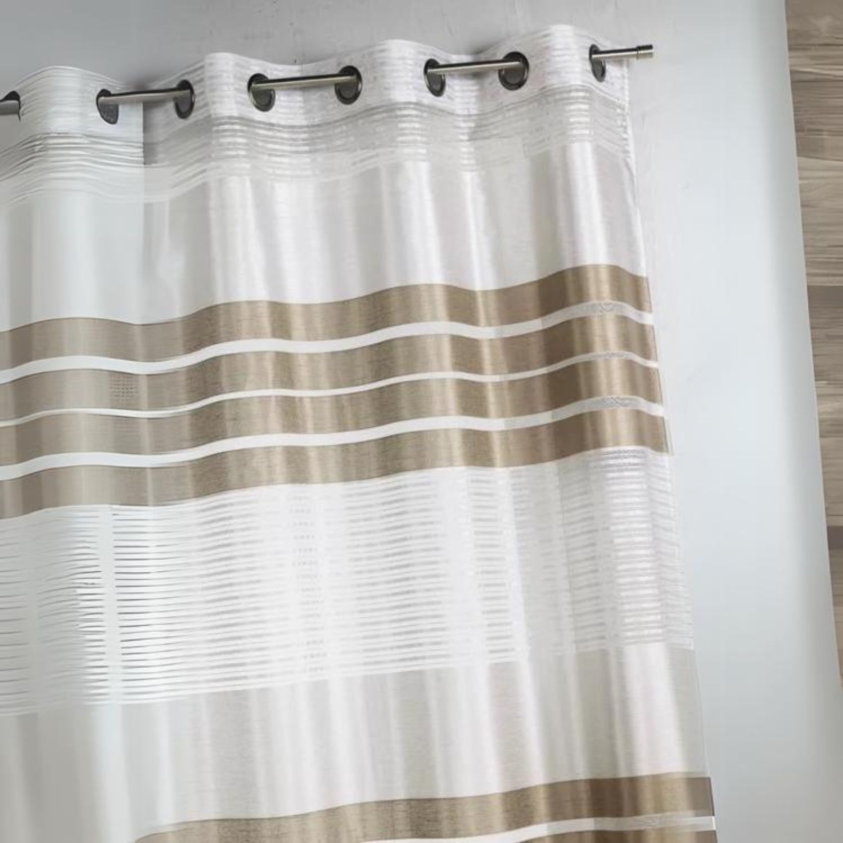 Voilage fantaisie à rayures horizontales Home Maison | La Redoute