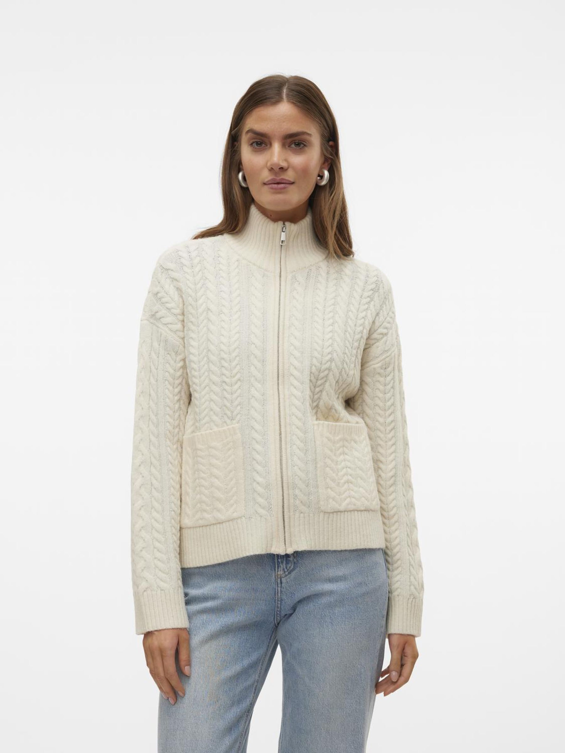 Cardigan vmesther cardigans en maille birch Vero Moda | La Redoute