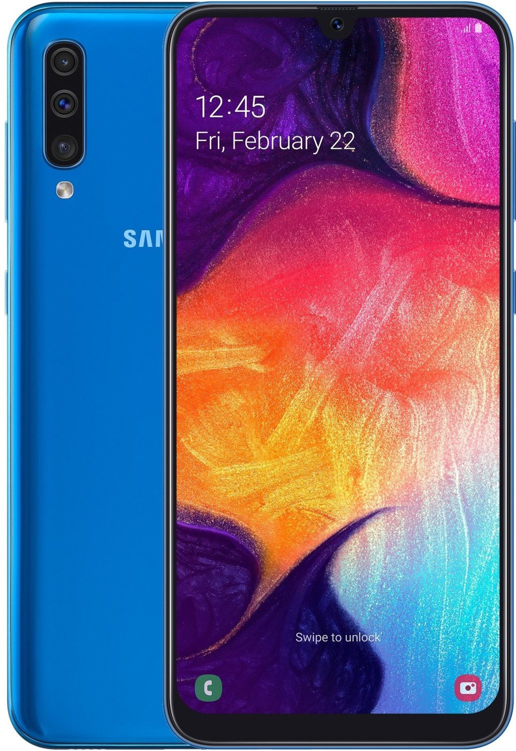 Smartphone galaxy a50 128go - parfait état bleu Samsung | La Redoute