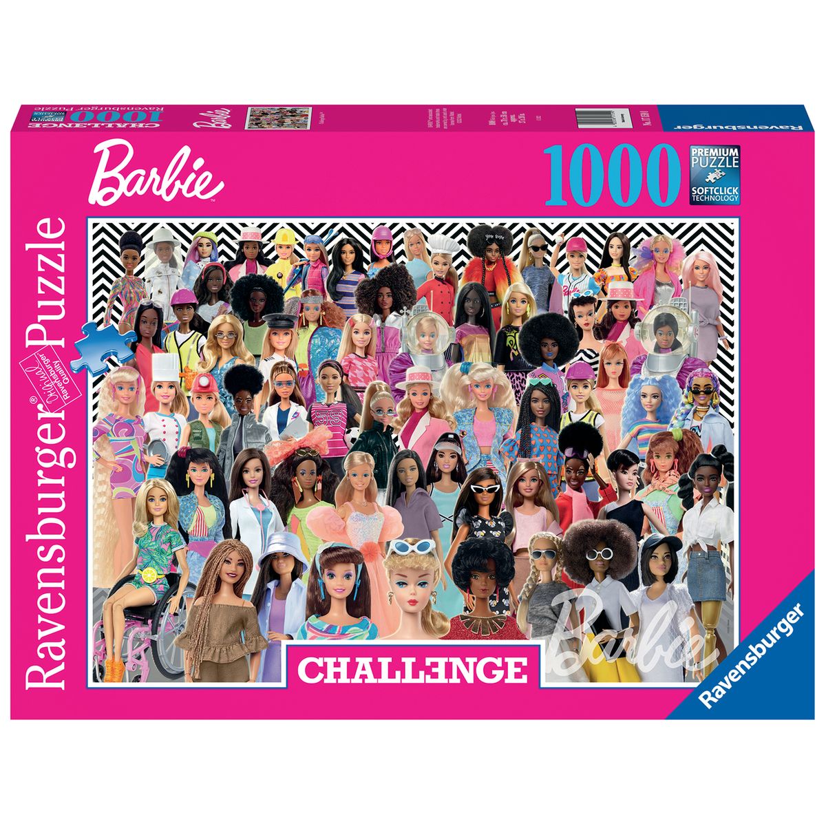 Puzzle 1000 p - barbie (challenge puzzle) Ravensburger | La Redoute