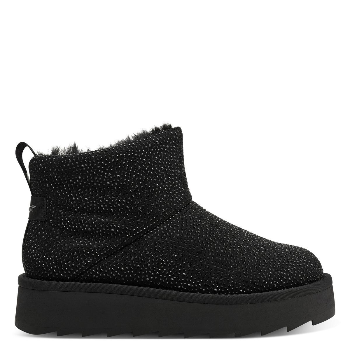 Bottine fourée noir brillant Tamaris | La Redoute