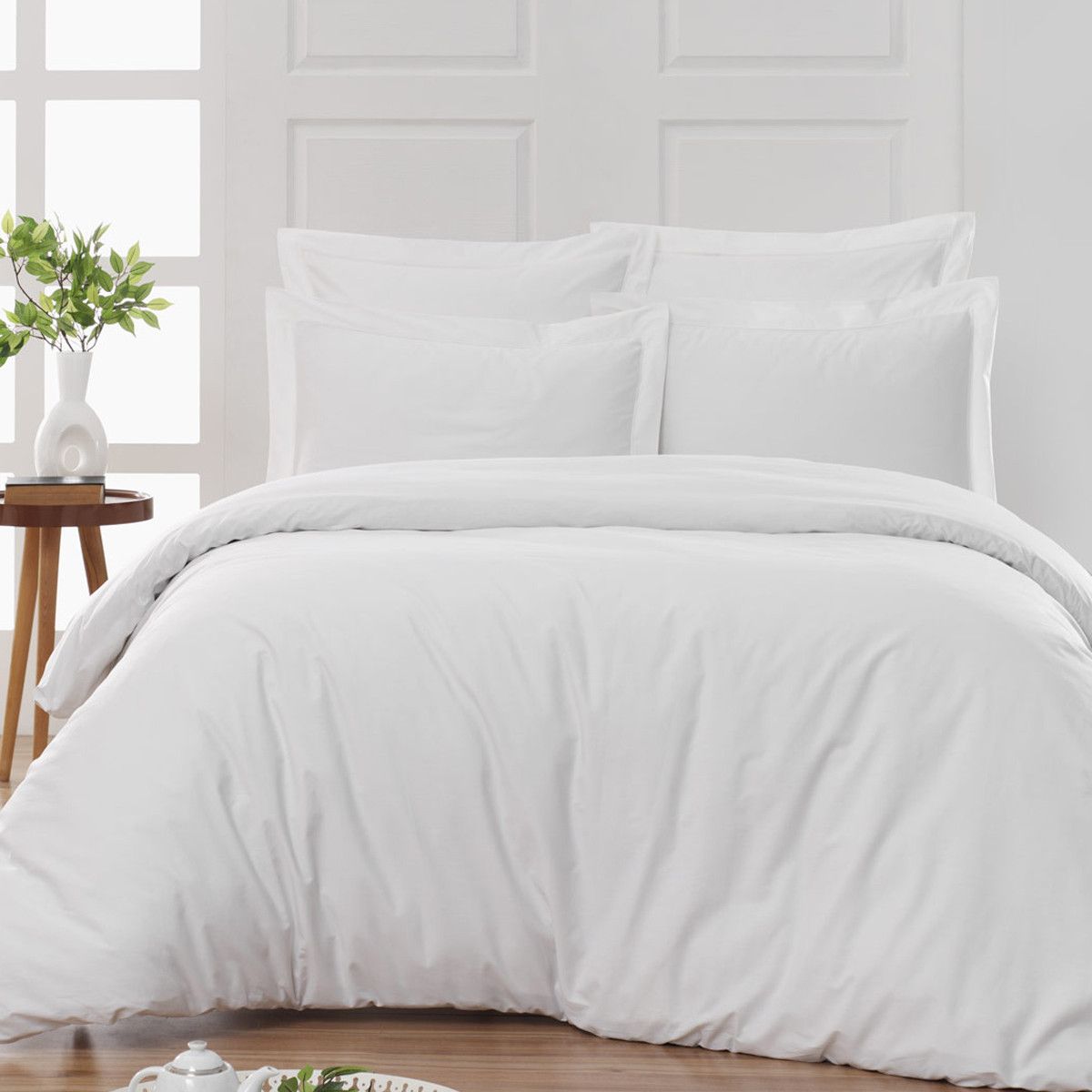 Housse de couette satin coton-tencel 200 fils opera Sensei Maison | La ...