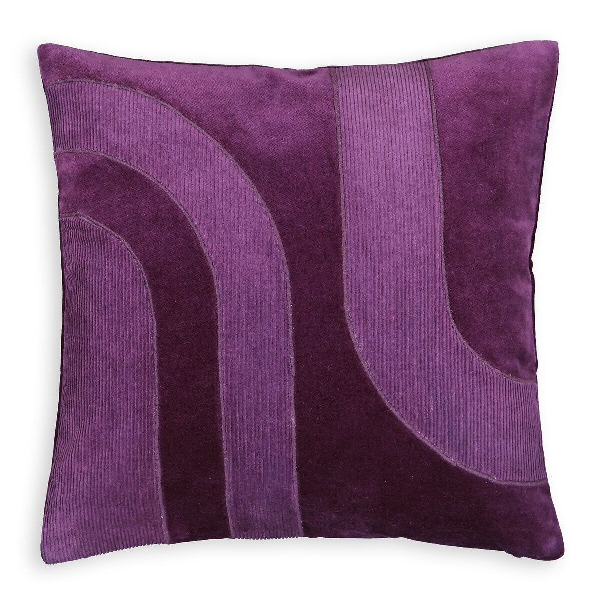 Housse de coussin velours 40x40 cm, brimo violet La Redoute Interieurs ...