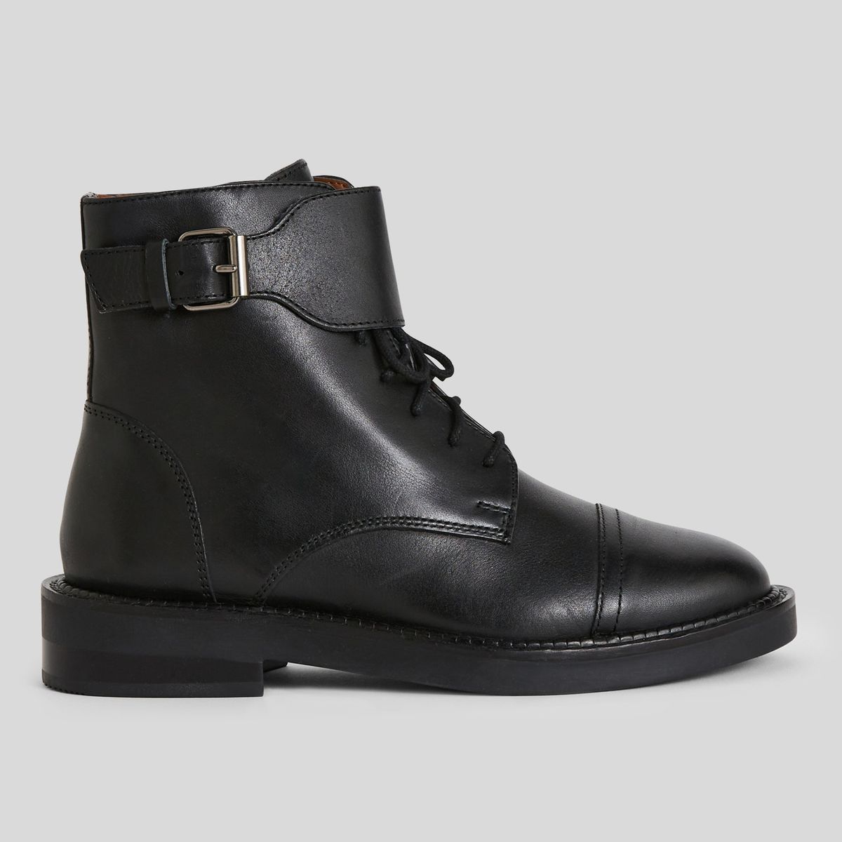 Godillots ,cuir responsable noir Monoprix | La Redoute