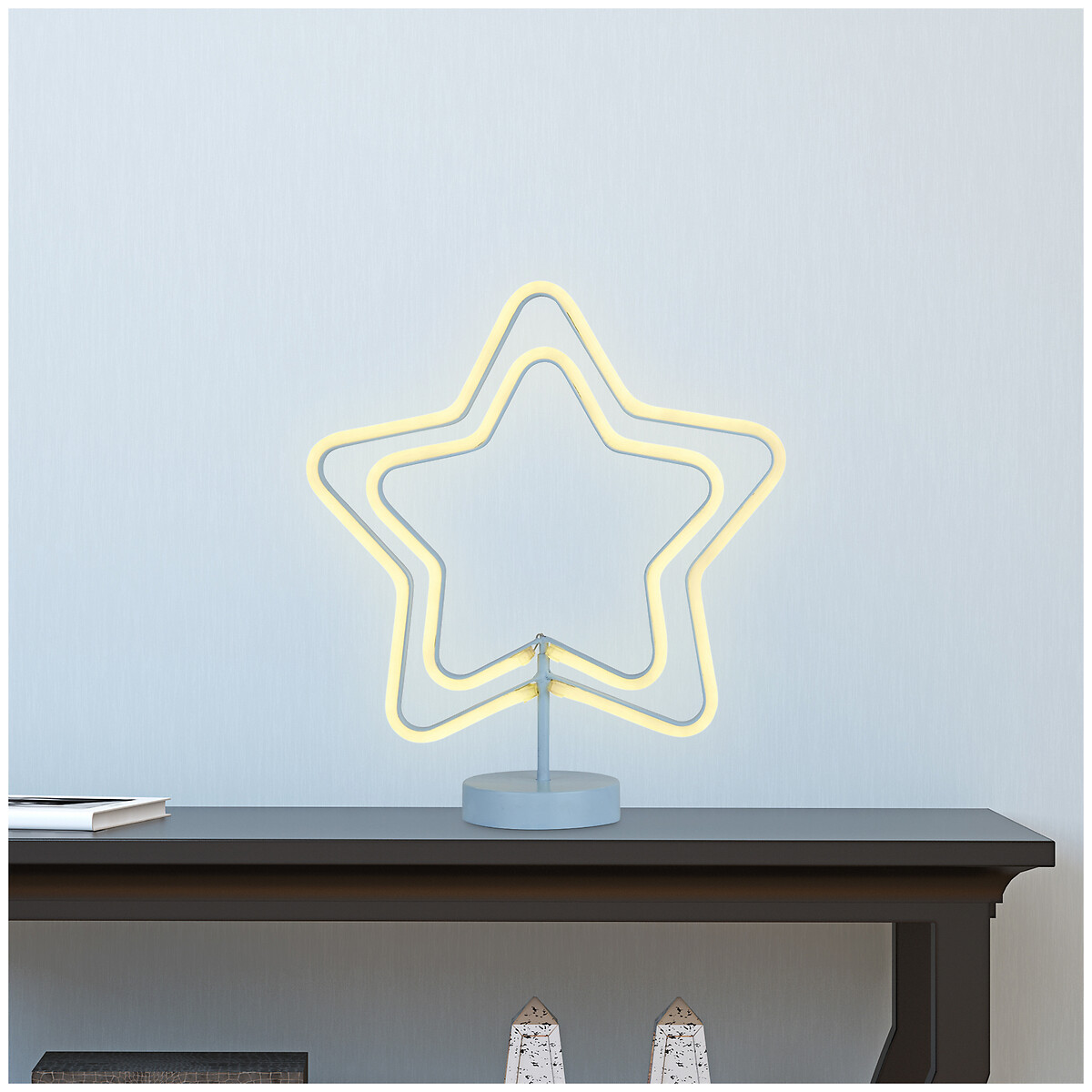 Led star table lamp, light blue, So'home | La Redoute