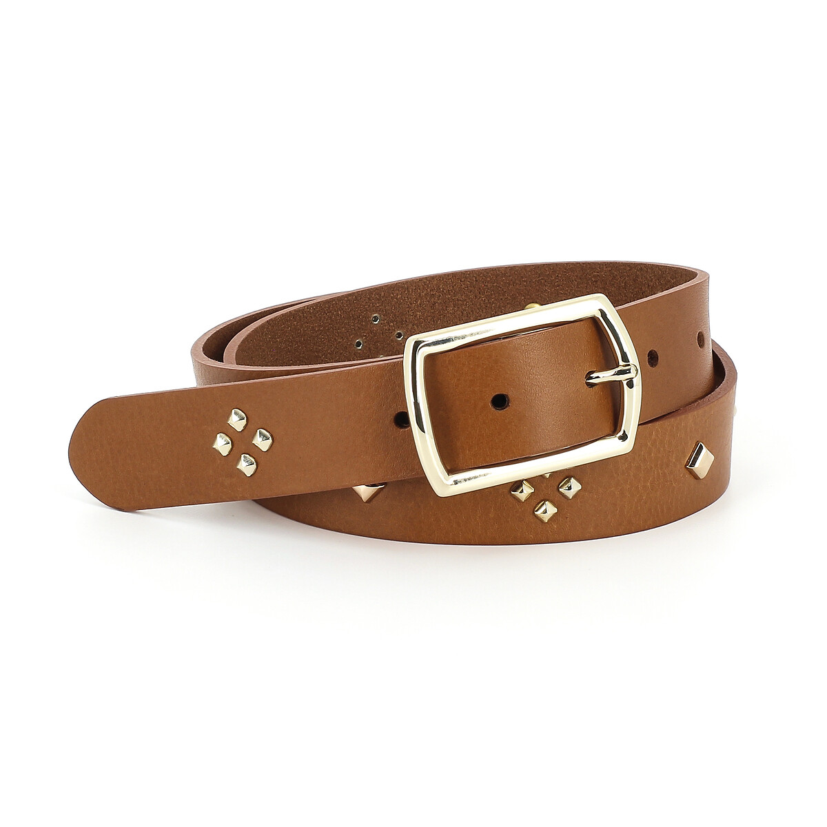 La montmartre leather belt with rectangular buckle Herbert Frere Soeur ...