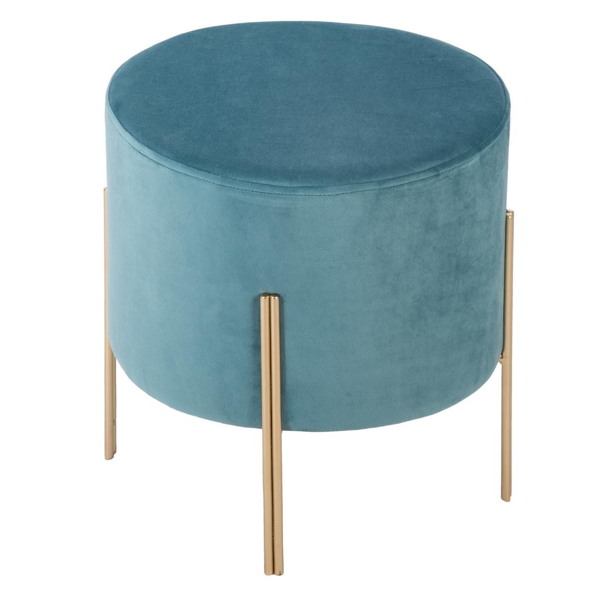 Tabouret en velours living Atmosphera | La Redoute