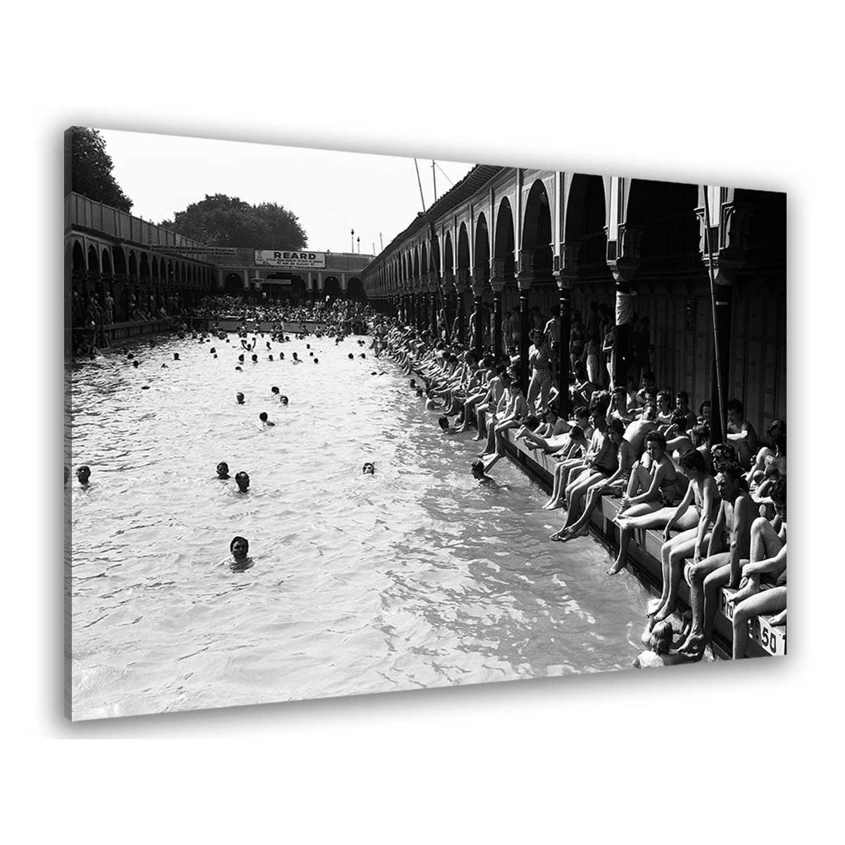 Tableau paris - piscine deligny Hexoa | La Redoute