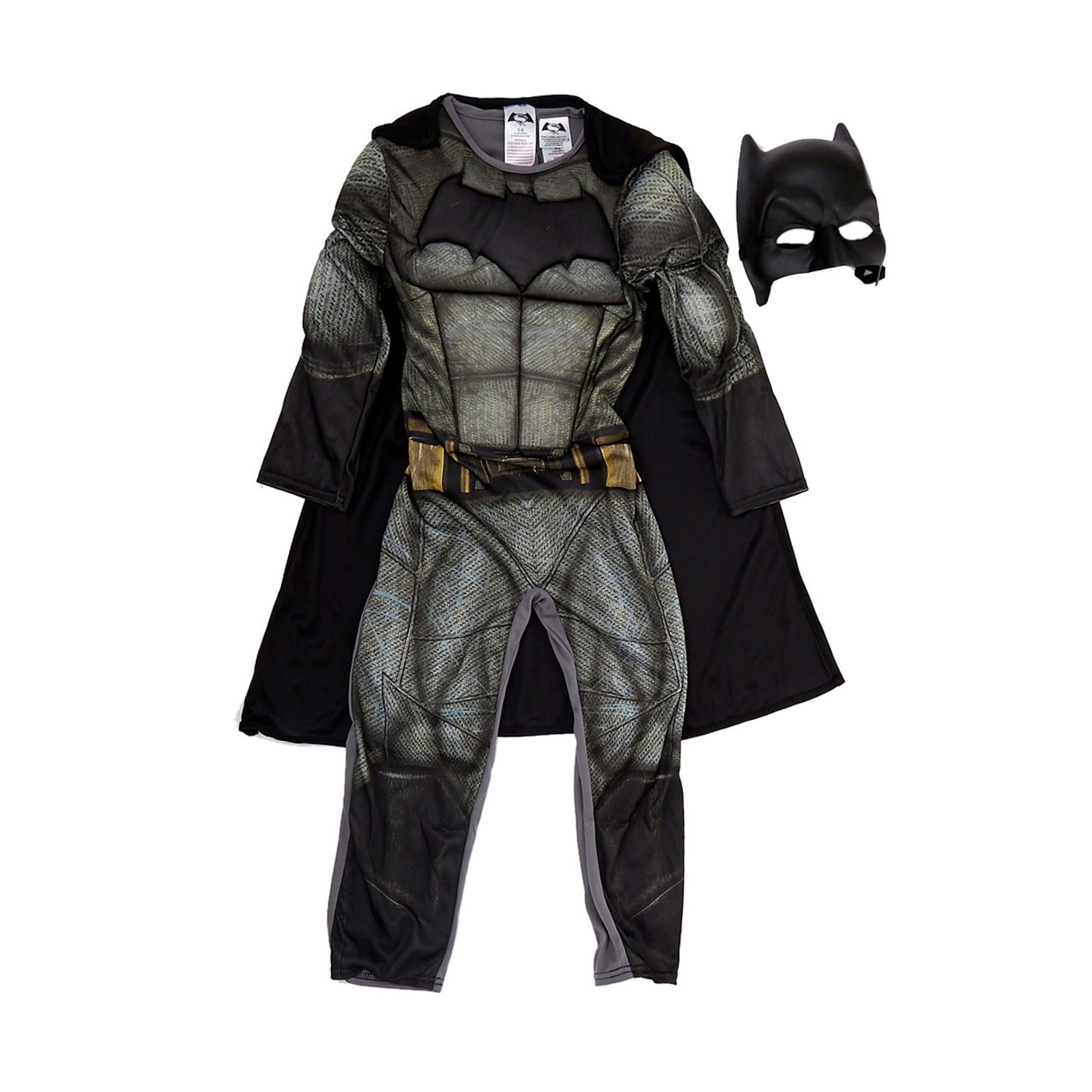 Déguisement deluxe noir / gris / jaune Batman | La Redoute